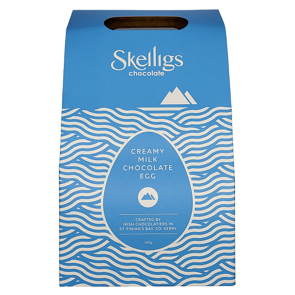 Skelligs Chocolate Creamy Milk Chocolate Easter Egg 500g - Ardkeen Quality Food Store