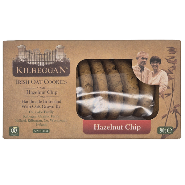 Kilbeggan Irish Oat Cookies Hazelnut Chip 200g - Ardkeen Quality Food Store