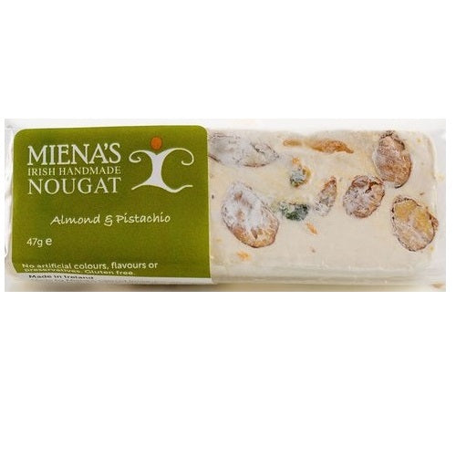Miena's Irish Handmade Nougat Almond & Pistachio Bar 47g - Ardkeen ...
