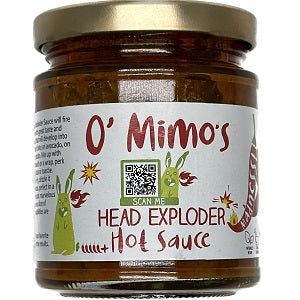 O' Mimo's Head Exploder Hot Sauce 190g - Ardkeen Quality Food Store