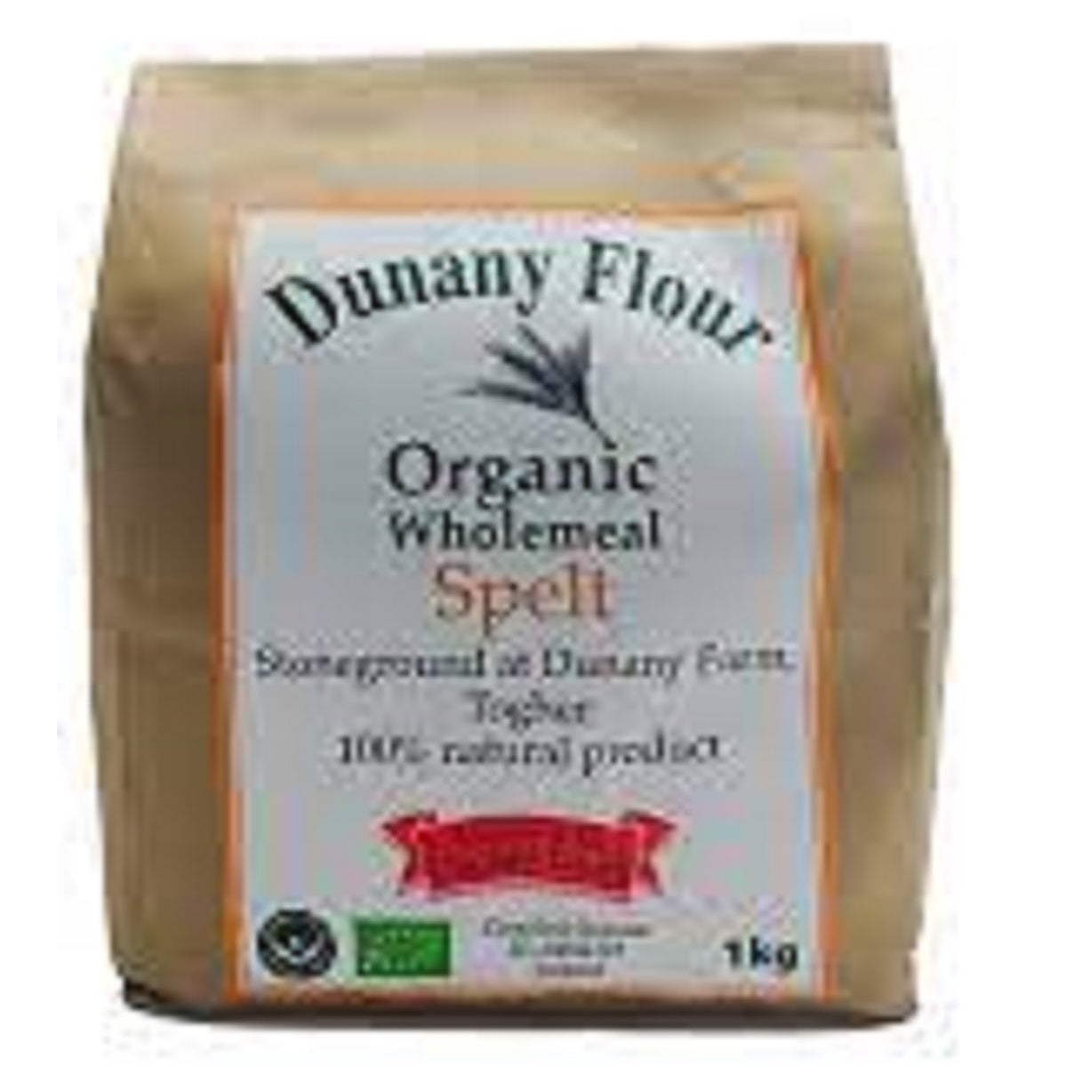 Dunany Flour Organic Wholemeal Spelt 1kg - Ardkeen Quality Food Store