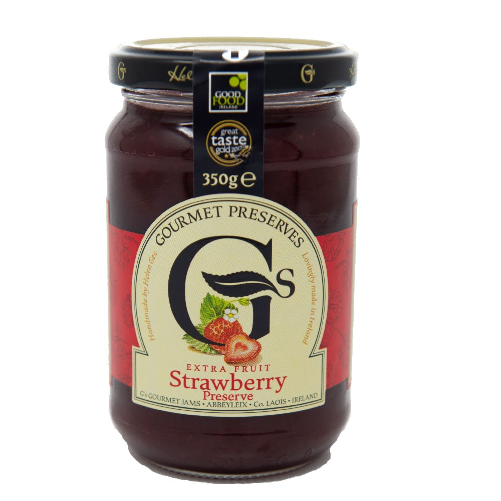 G's Gourmet Preserves Strawberry Jam 340g - Ardkeen Quality Food Store