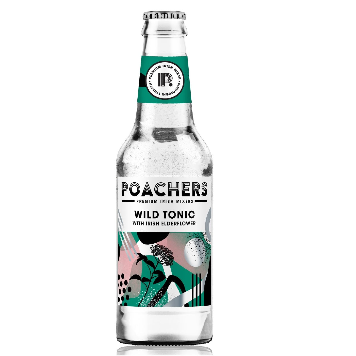 Poachers Premium Irish Mixers Wild Tonic with Irish Elderflower 200ml ...