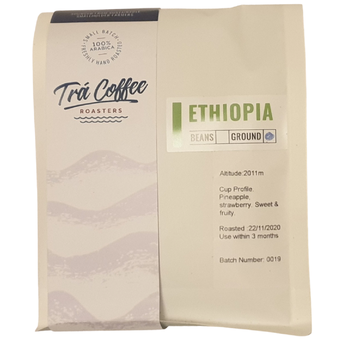 Trá Coffee Roasters Ethiopia Beans Ground 250g - Ardkeen Quality Food Store