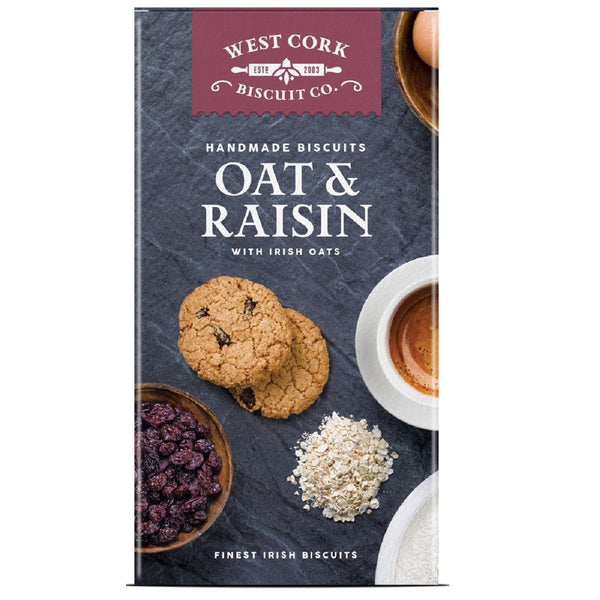 West Cork Biscuit Co Oat & Raisin with Irish Oats 175g - Ardkeen ...