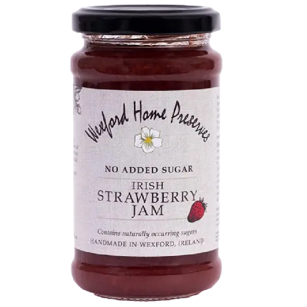 Wexford Home Preserves No Added Sugar Irish Strawberry Jam 260g ...
